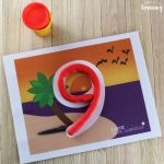 Beach 0-9 Number Playdough Mats - Look! We're Learning!