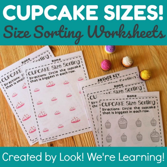 cupcake printables Archives - Look! We're Learning!