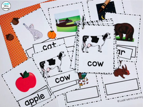 Fall Sight Words Flashcards - Look! We're Learning!