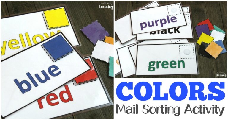 Multicolor Mail! Preschool Color Sorting Game - Look! We're Learning!
