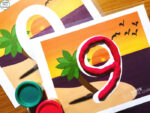 Beach 0-9 Number Playdough Mats - Look! We're Learning!