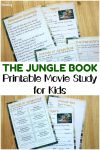 The Jungle Book Movie Study Printable for Kids - Look! We're Learning!