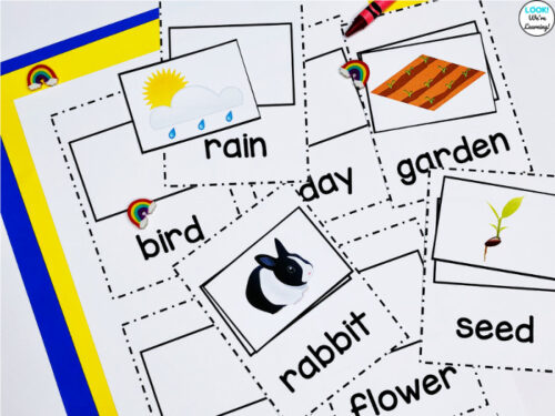 Spring Sight Words Flashcards - Look! We're Learning!