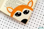 DIY Origami Fox Bookmark Craft for Kids - Look! We're Learning!