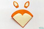 DIY Origami Fox Bookmark Craft for Kids - Look! We're Learning!