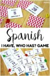 Printable Spanish I Have Who Has Game for Kids - Look! We're Learning!