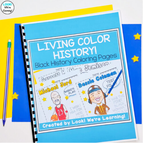 Living Color History! Black History Figure Coloring Pages