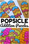 Popsicle Plus! 1-12 Addition Puzzles for Kids - Look! We're Learning!