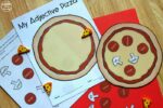 Pizza Pie ELA! Adjective Sorting Activity - Look! We're Learning!
