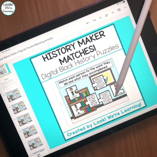 History Maker Matches! Black History Figure Puzzles