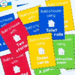 Build A House STEM Challenge Cards - Look! We're Learning!