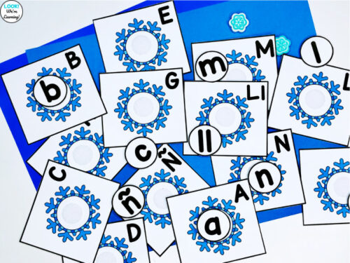 Spanish Alphabet Matching Activity for Kids - Look! We're Learning!