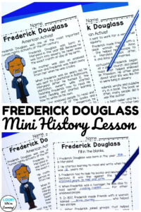 Elementary Frederick Douglass History Lesson for Kids