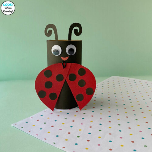 Easy Toilet Paper Roll Ladybug Craft for Kids - Look! We're Learning!