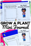 Printable Plant Growing Journal for Kids - Look! We're Learning!