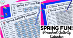 Spring Fun! Preschool Spring Activity Calendar - Look! We're Learning!
