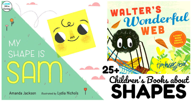 Over 25 Fun Shape Books for Kids to Read - Look! We're Learning!